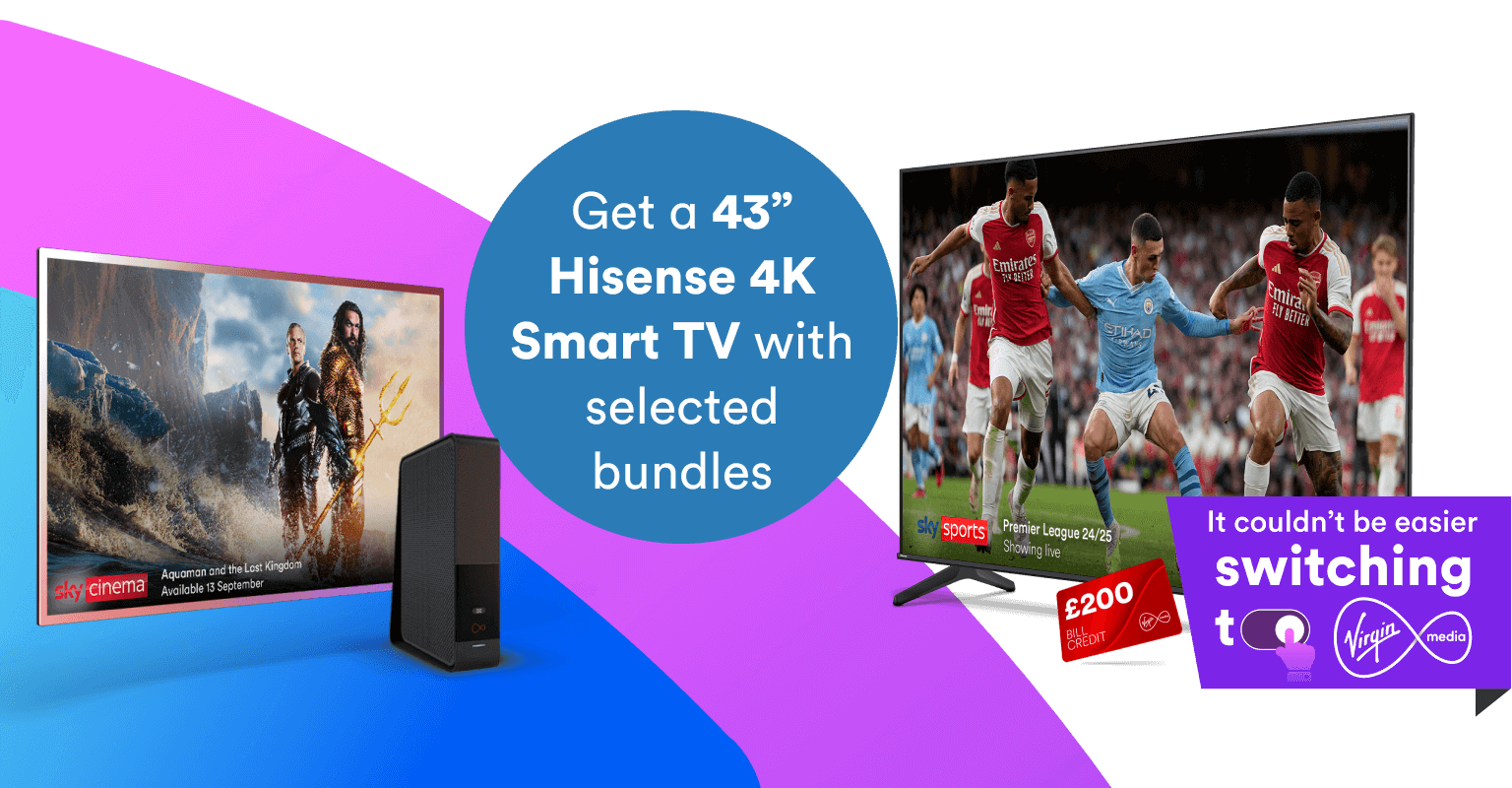 TV package deals | £0 Setup | September 2024 | Virgin Media